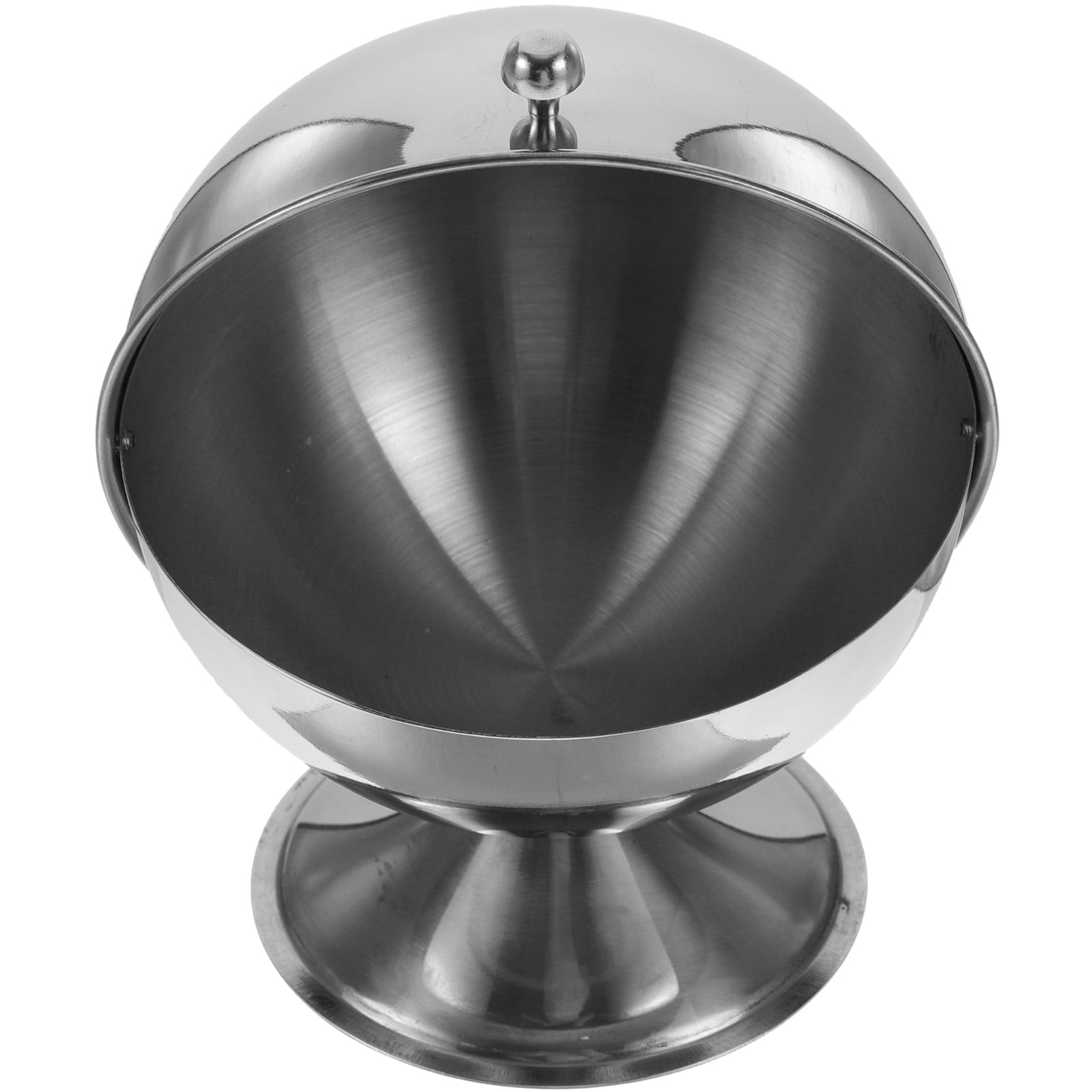 STRANDCHIC Creative Stainless Steel Sugar Canister with Easy Open Roll ...