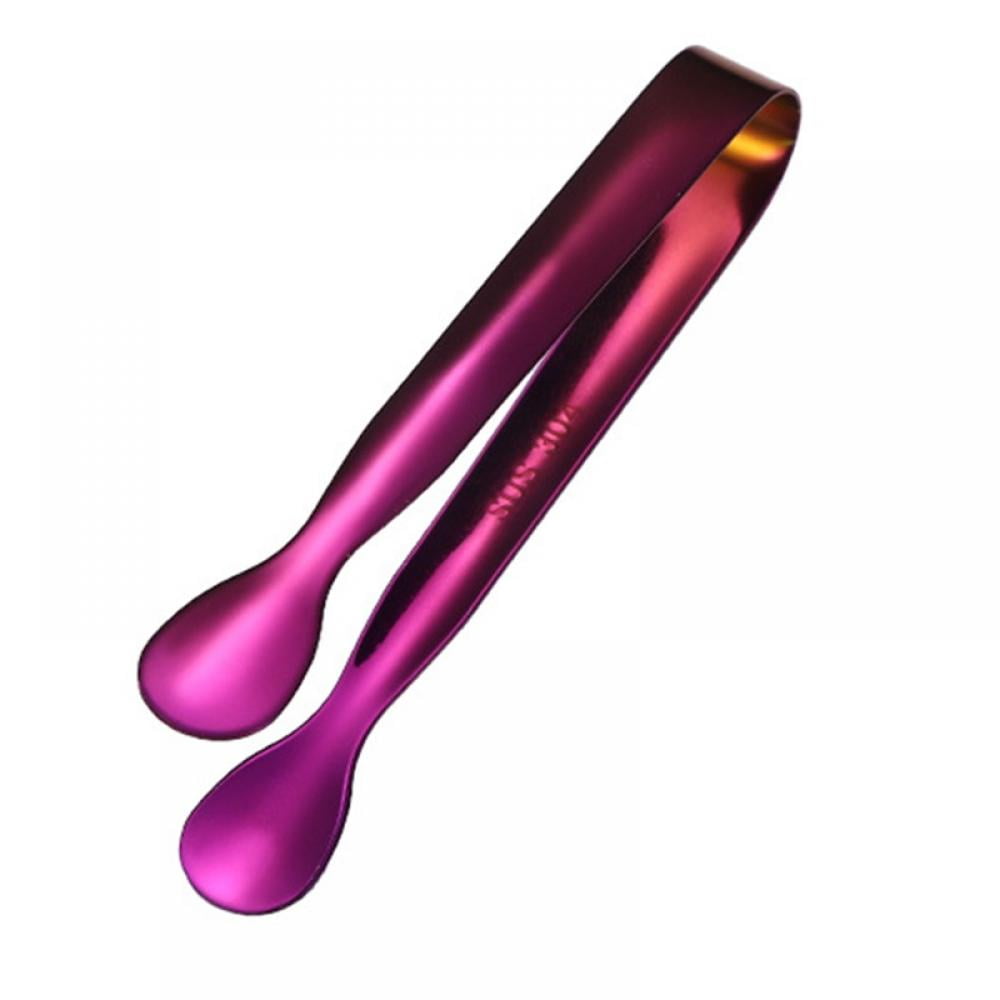 Sugar Cube Tongs Stainless Steel Tweezer Mini Clamp Ice Cubes Appetizer ...