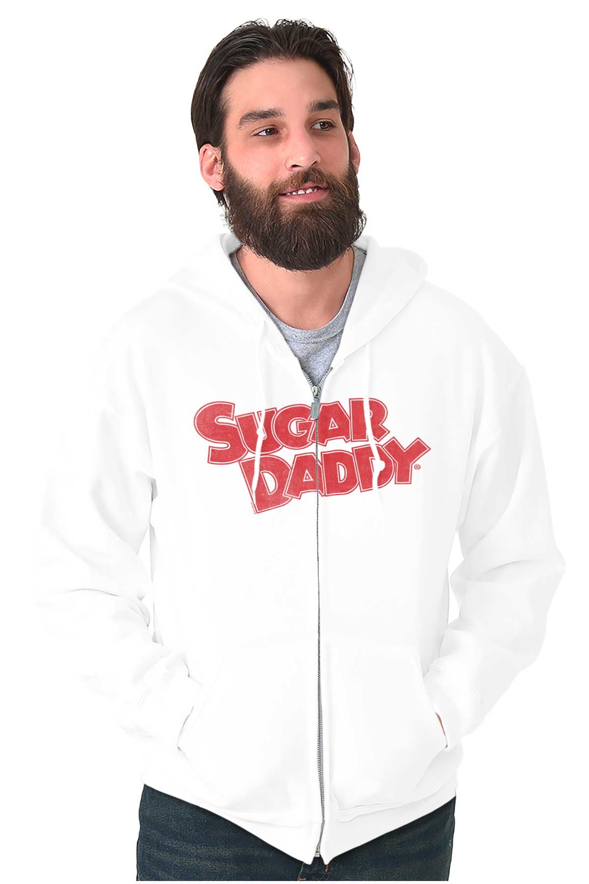 Sugar Daddy Logo Favorite Candy Unisex Plus Size Zip Hoodie Brisco ...