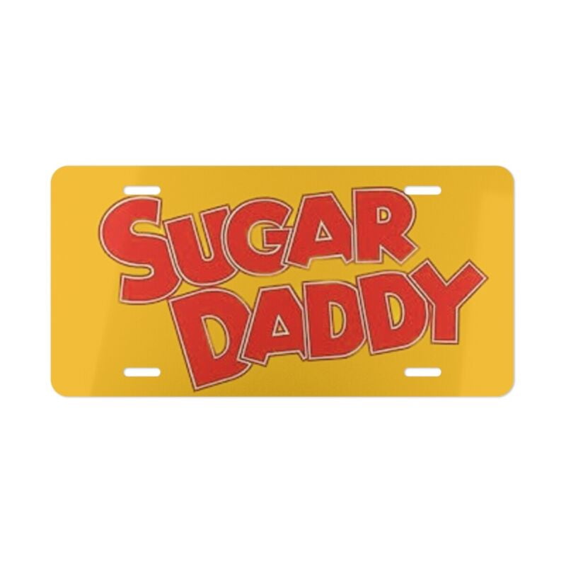 Sugar Daddy Vanity License Plate - Aluminum ( 12 inch x 6 inch ...