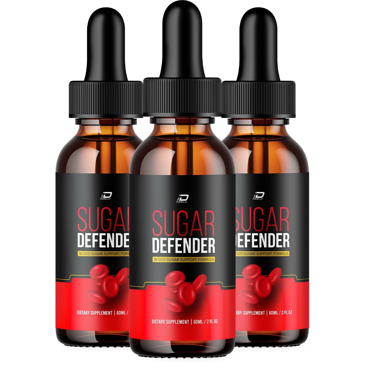 Sugar Defender Drops, 24Hr Liquid Supplement, Max Strength Herbal Blend ...