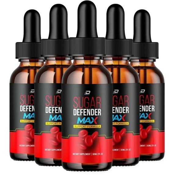 Sugar Defender MAX Liquid Drops, Herbal Support, Blood Sugar Assistance ...