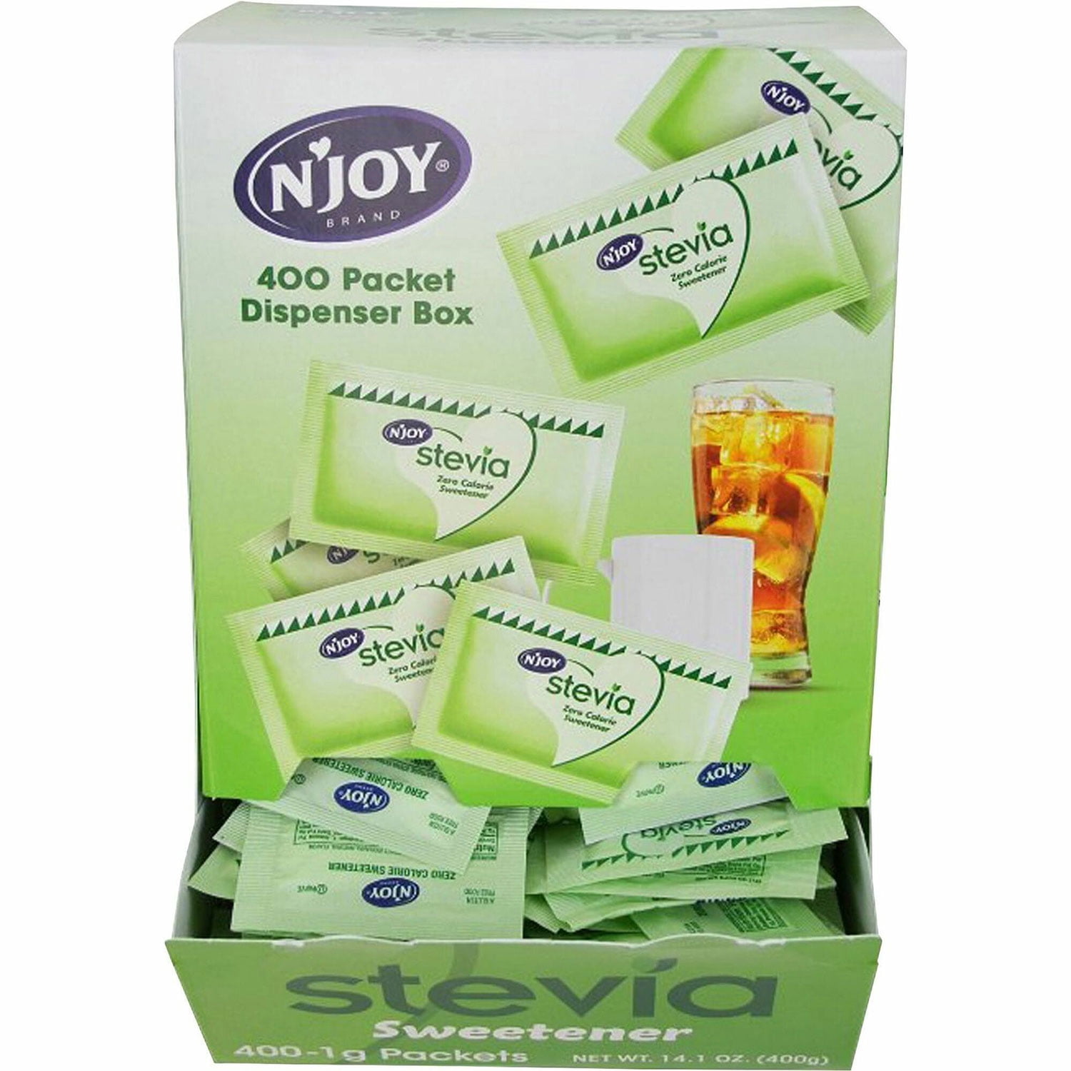 N'Joy Stevia Artificial Sweeteners 400/Box (83221) 1625535 - Walmart.com
