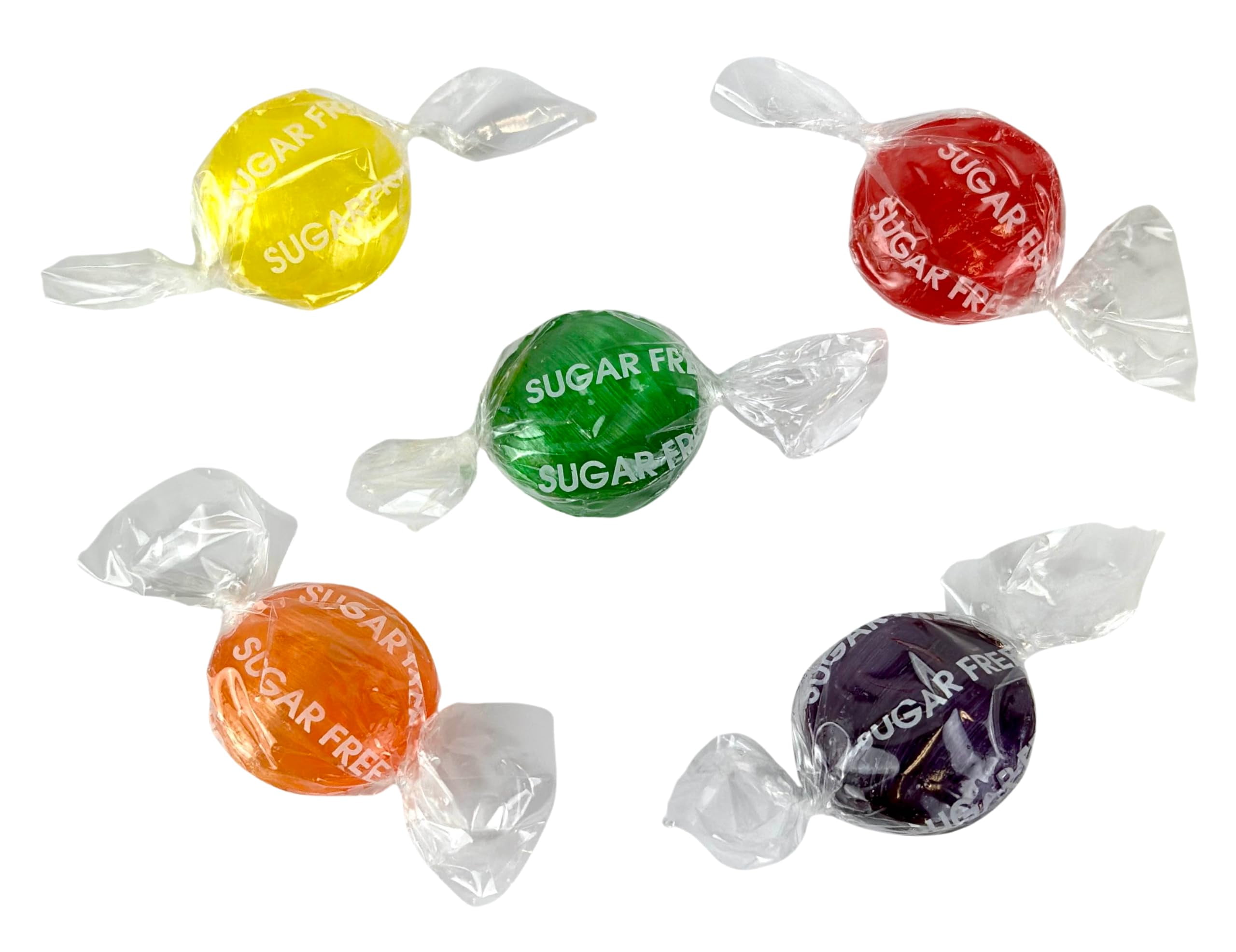 Sugar-Free Assorted Fruit Buttons MZF22 Hard Candy, 1 Pound - Walmart.com