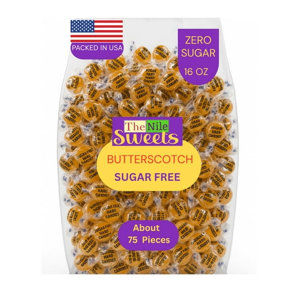 Sugar Free Butterscotch Hard BCF26 Candy - Individually Wrapped ...