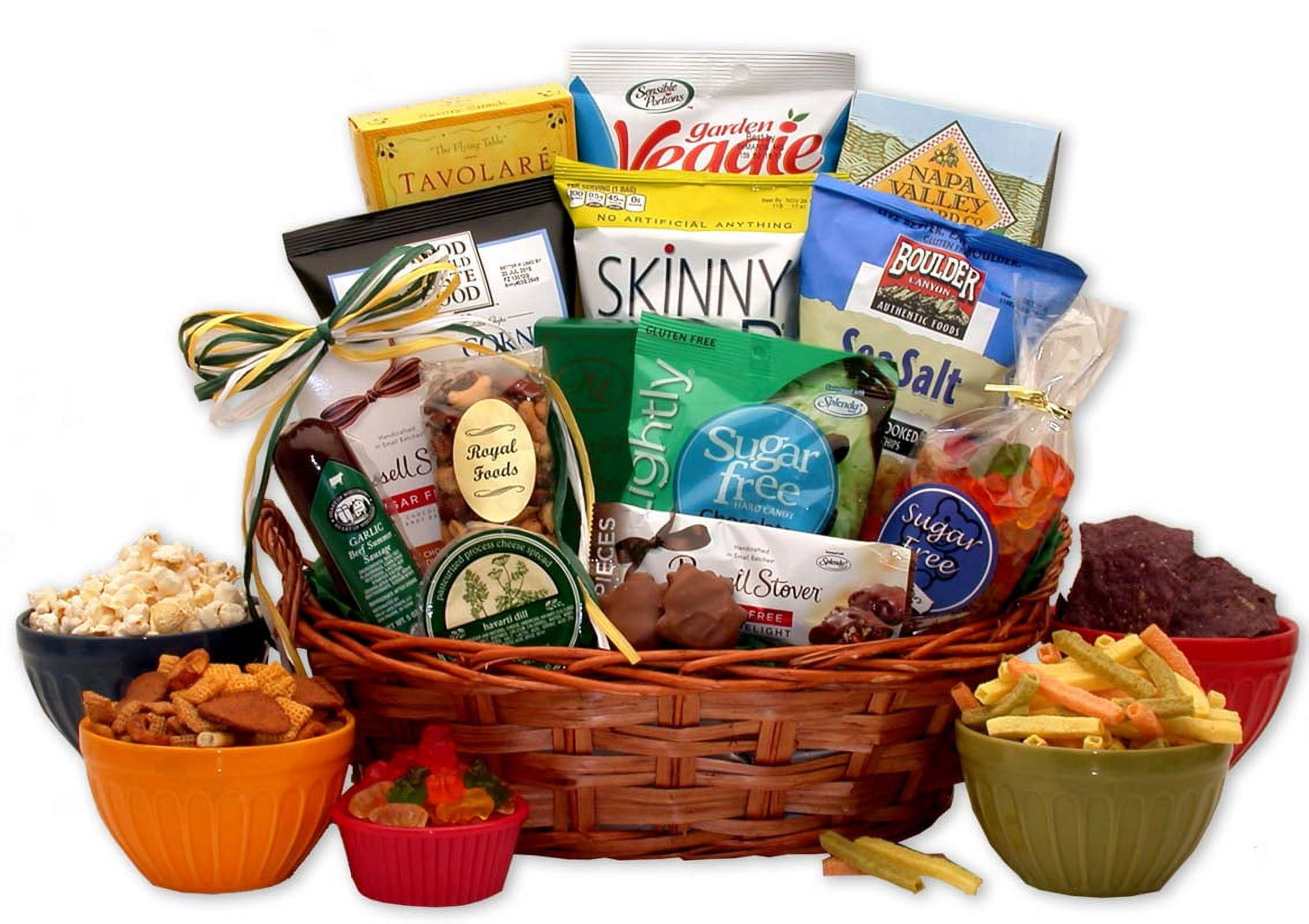 GBDS Sugar Free Diabetic Gift Basket - Adult Premade Delivery, Packaged ...