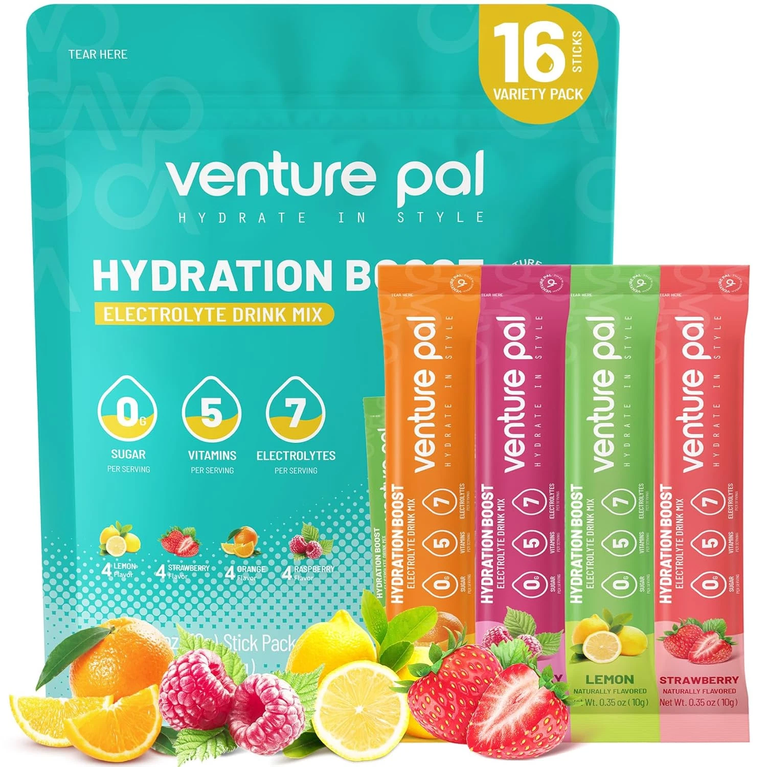 Sugar Free Electrolyte Powder Packets - Liquid Daily IV Drink Mix for ...