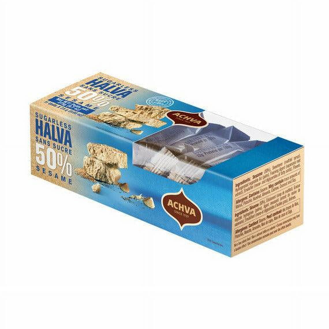 Achva Sugar-Free Mediterranean Sweets Halva Snack Gift Box | 9.7 oz ...
