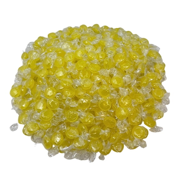Sugar-Free Lemon Drop Candies, 3 lbs - Individually Wrapped, Yellow Bon ...