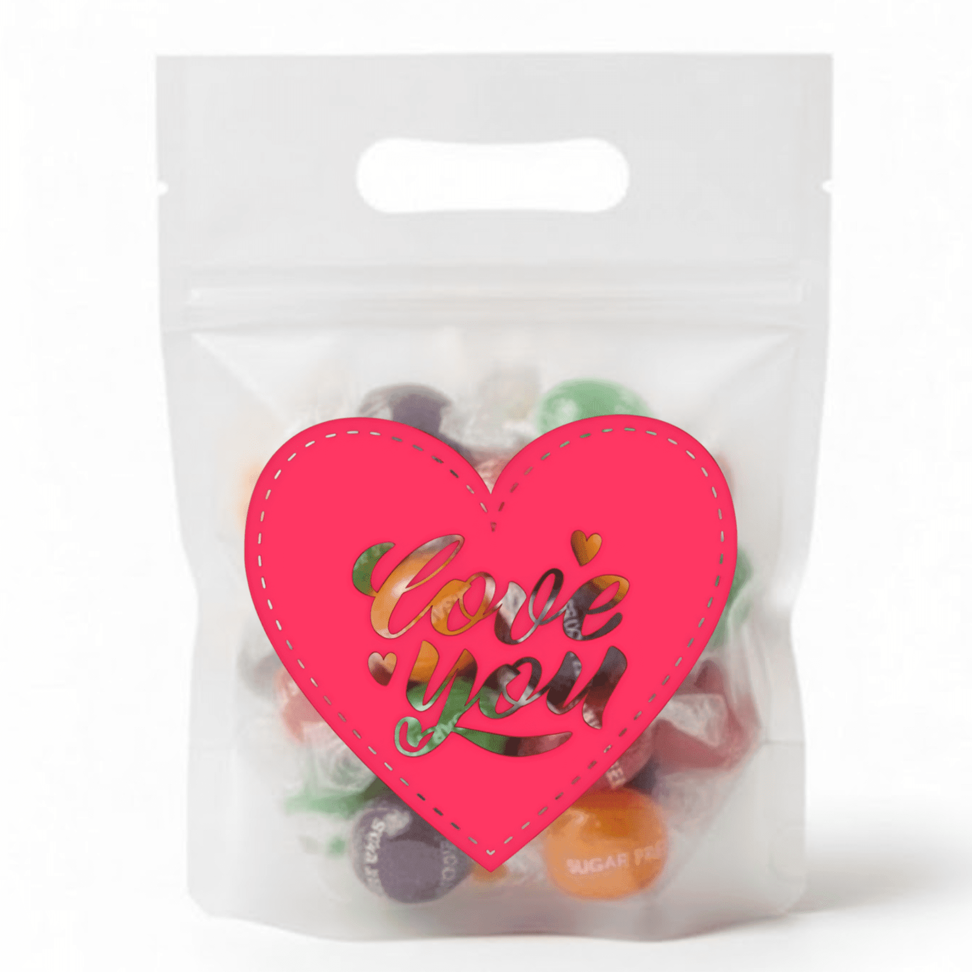 Sugar-Free Mix Fruit Valentine Candy – 1 lb Bulk Flavored Candy ...