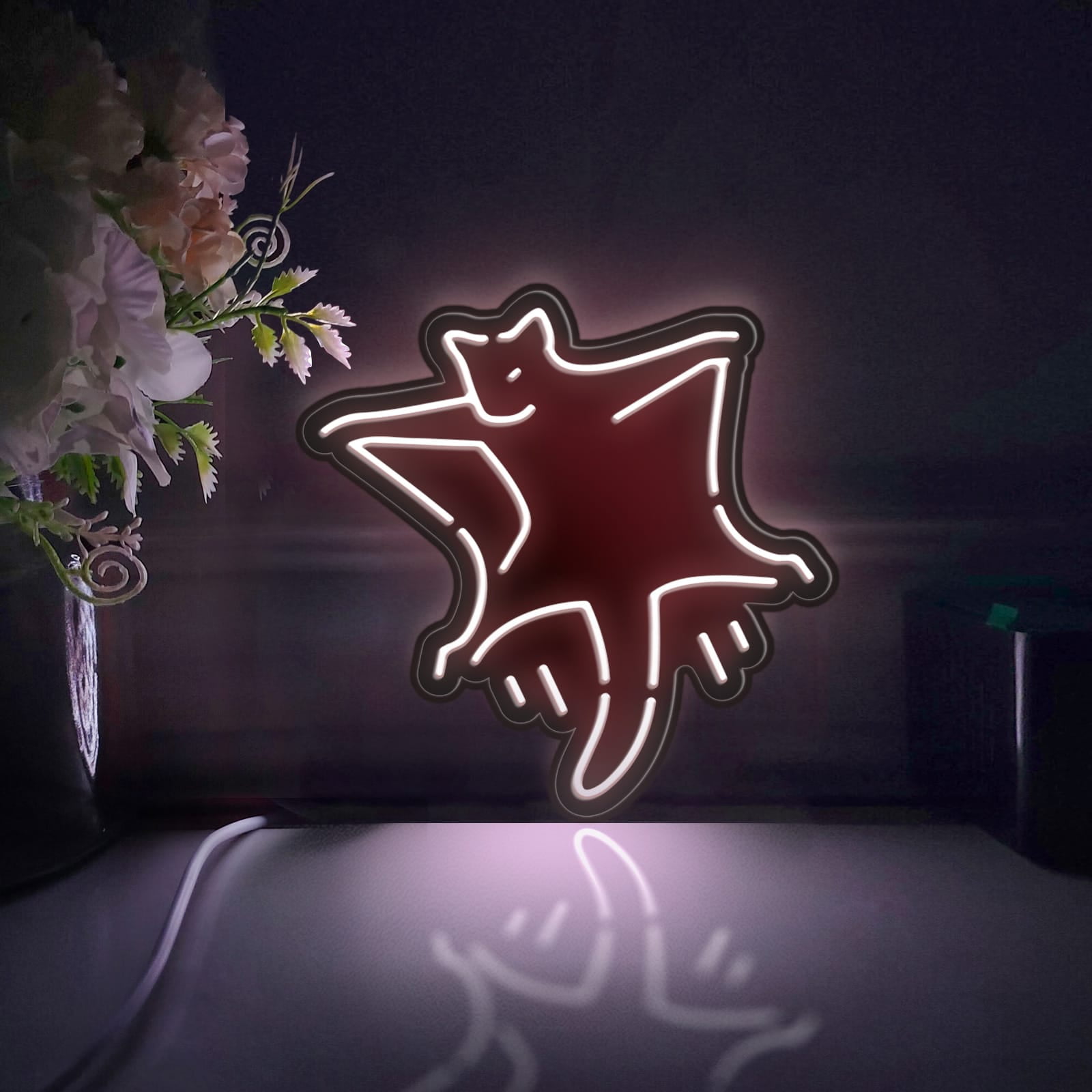 Sugar Glider Led Light Box, Dimmable Neon-Like Light Signs USB Power ...