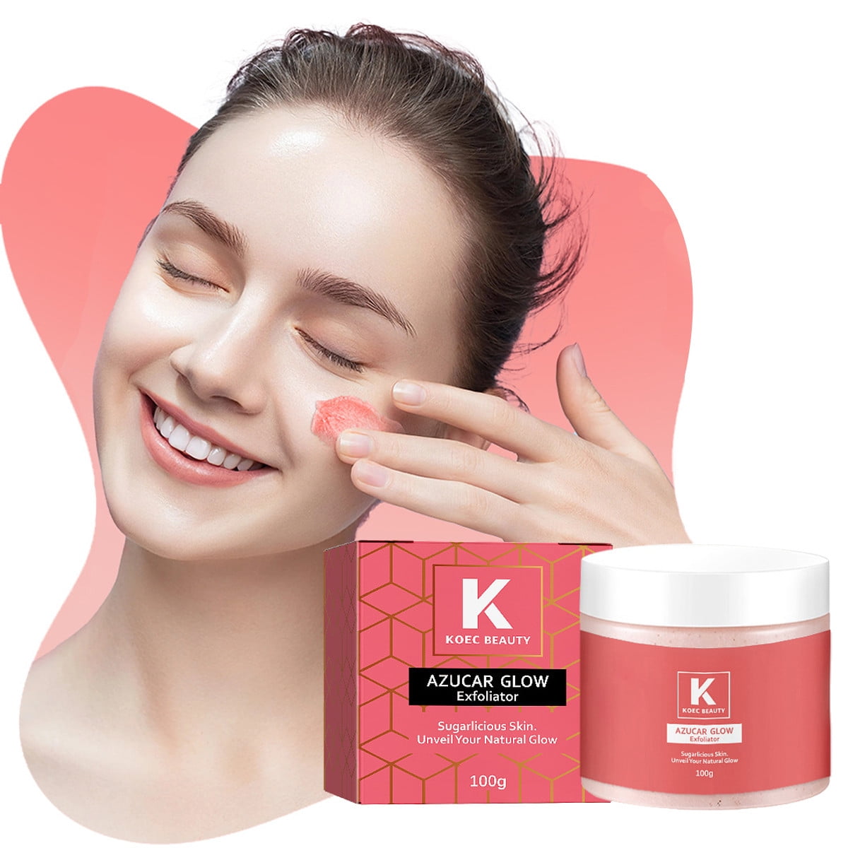 Sugar Glow Exfoliator, Azucar Glow Exfoliator - Sugar Facial Scrub ...