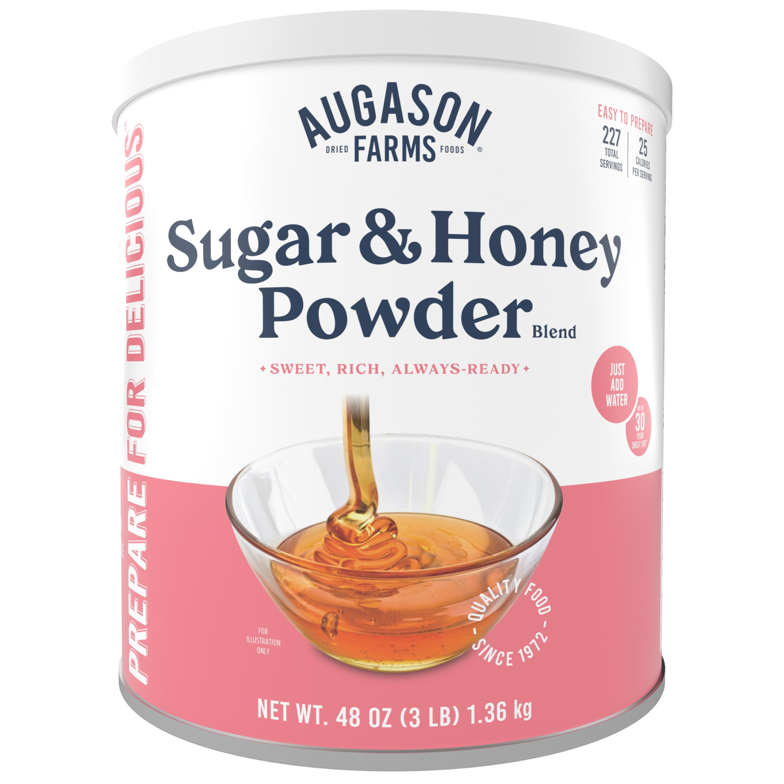 Sugar and Honey Powder GGA1 Mix Can Emergency Food Supply, 227 Servings ...