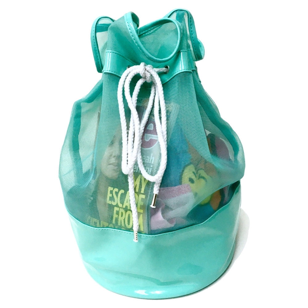 Sugar Lulu Drawstring Duffle Bag - Vintage Chic Mint - Walmart.com