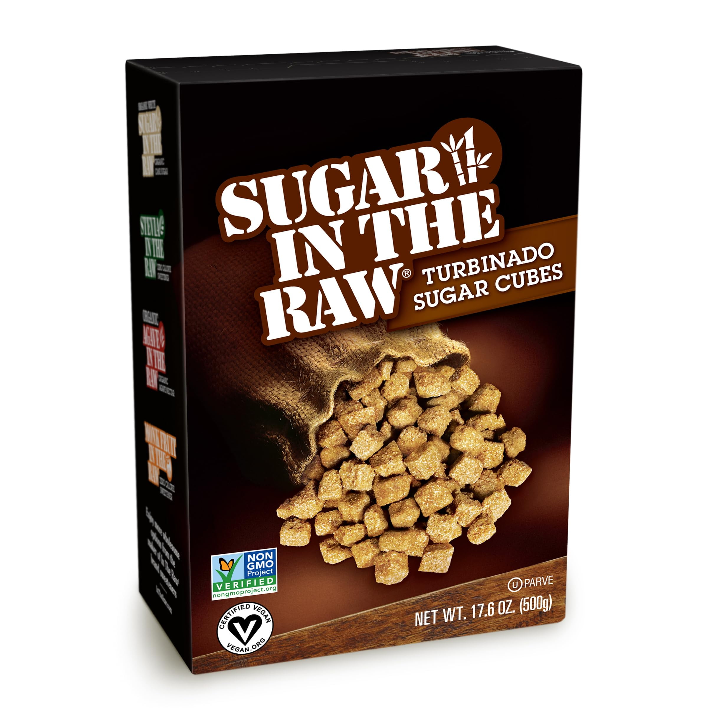 Sugar In The Raw BDF32 Turbinado Cane Sugar Cubes, 17.6 oz. Box, Pure ...