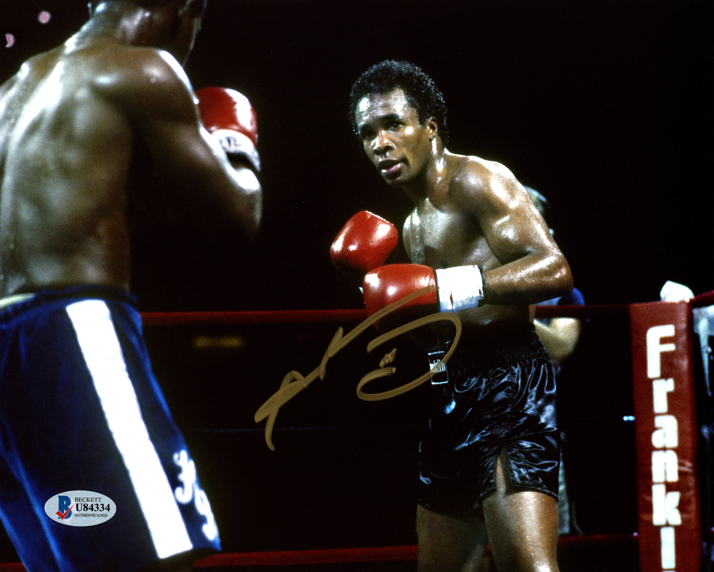 Sugar Ray Leonard Autographed 8x10 Photo Beckett BAS 178120 - Walmart.com
