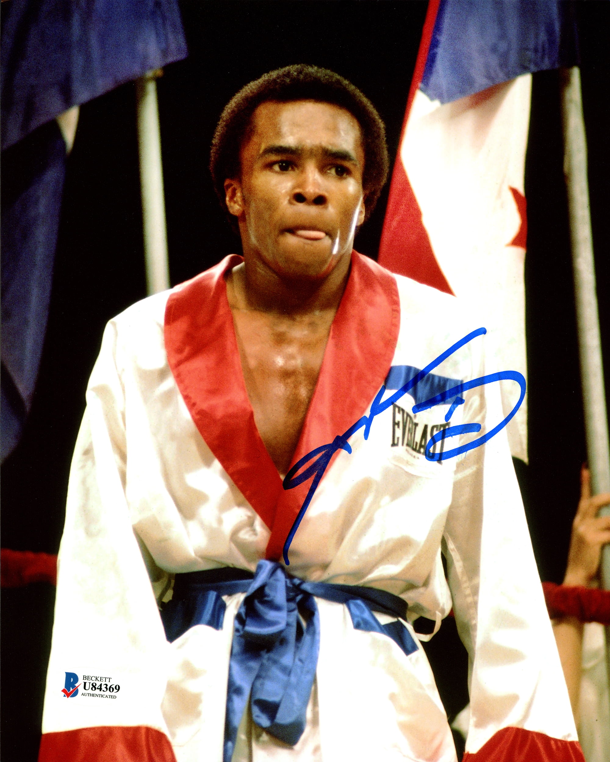 Sugar Ray Leonard Autographed 8x10 Photo Beckett BAS 178123 - Walmart.com