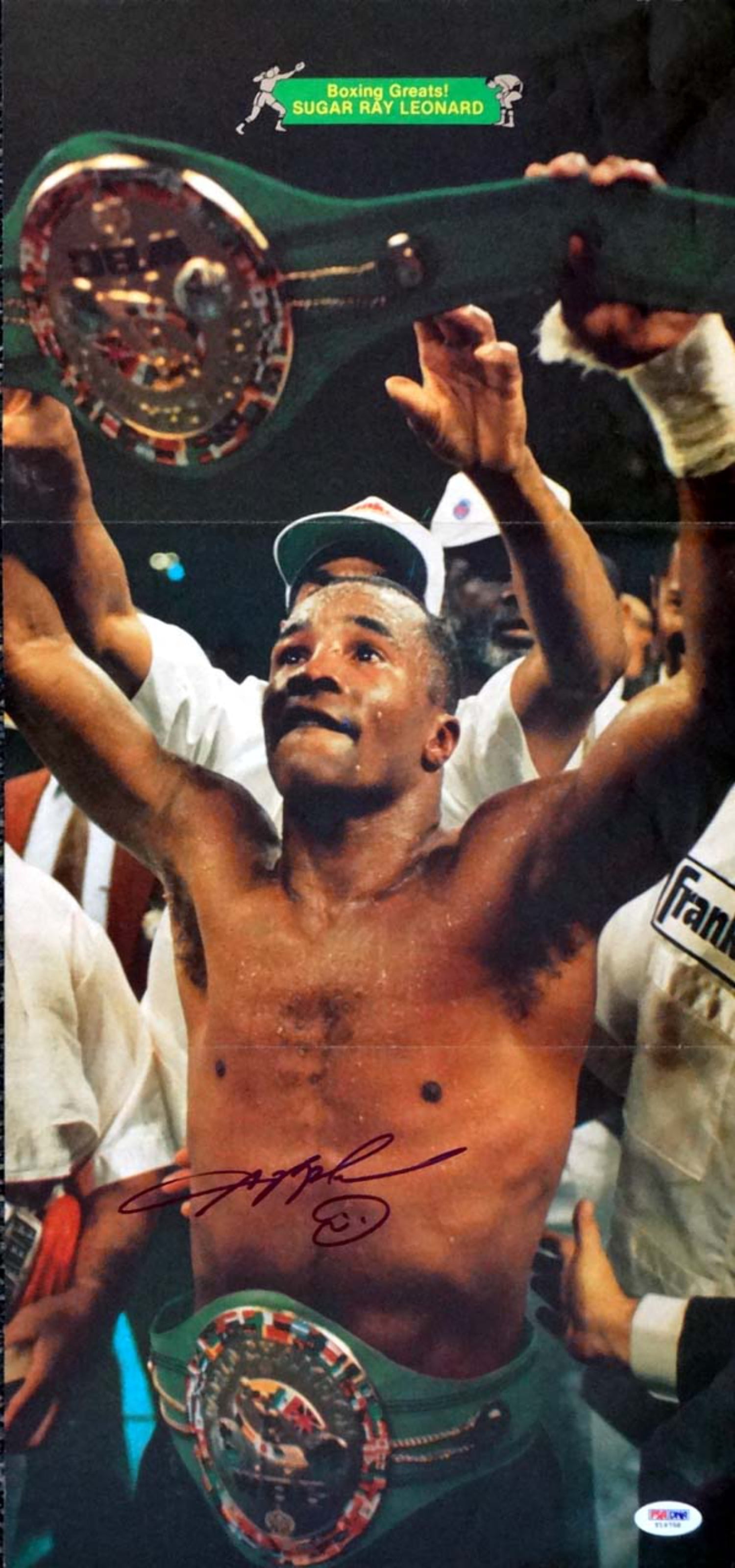 Sugar Ray Leonard Autographed Magazine Poster Photo PSA/DNA #T19758 ...