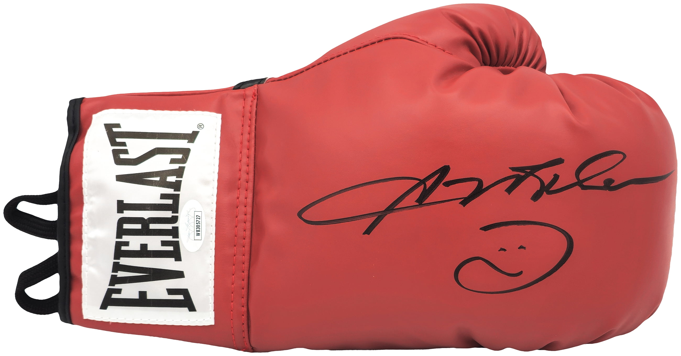 Sugar Ray Leonard Autographed Red Everlast Boxing Glove Right Handed RH ...
