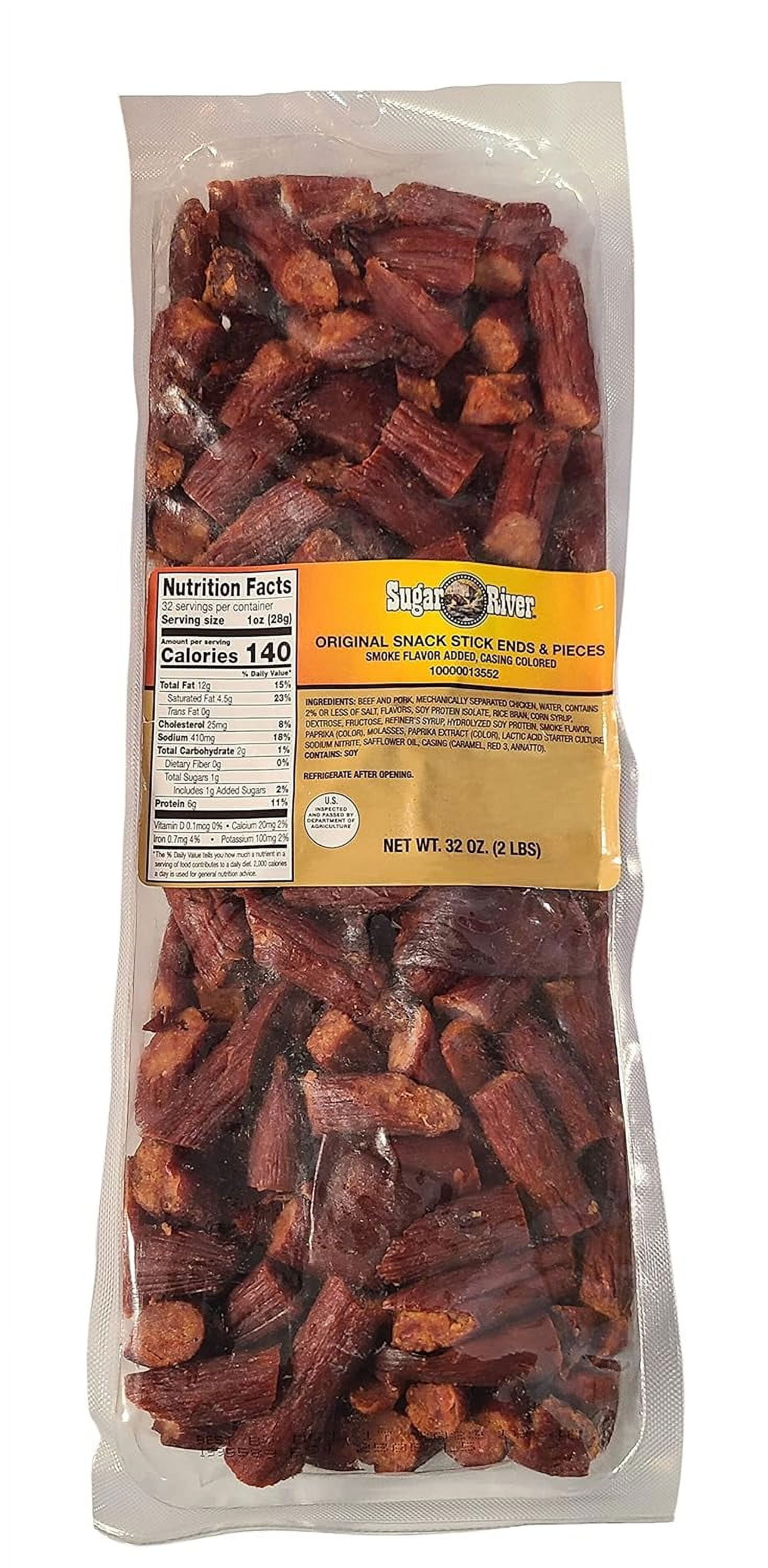 Sugar River Beef Jerky Snack Links Sticks Ends & Pieces 2 lbs (Original ...