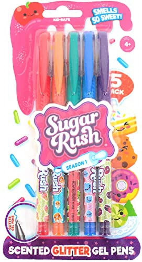 Scentos Sugar Rush Colored Gel Pens for Ages 4+ - Candy Scented Pens ...