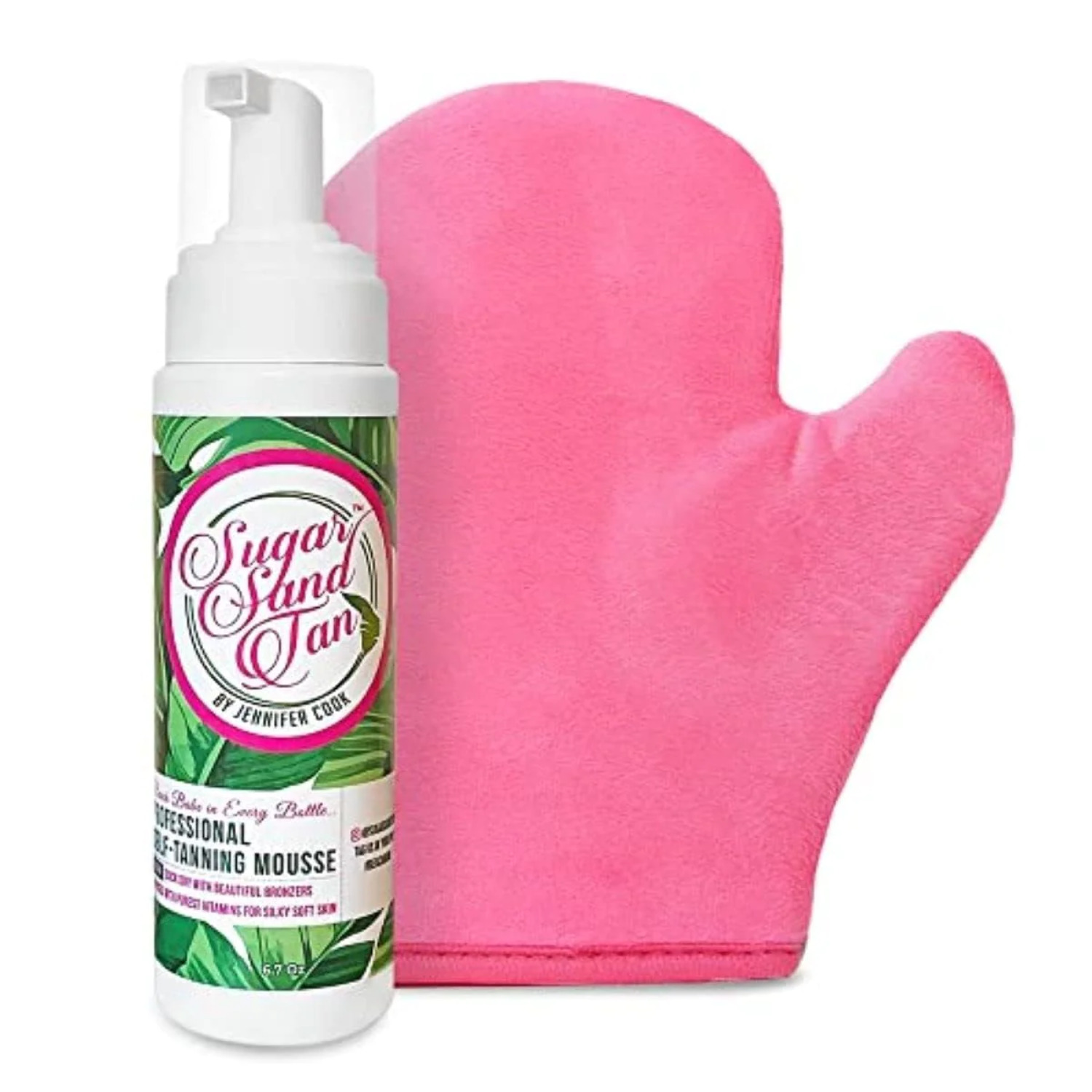 Sugar Sand Tan Professional Bronzing Self-Tanner Mousse Kit Includes 6. ...