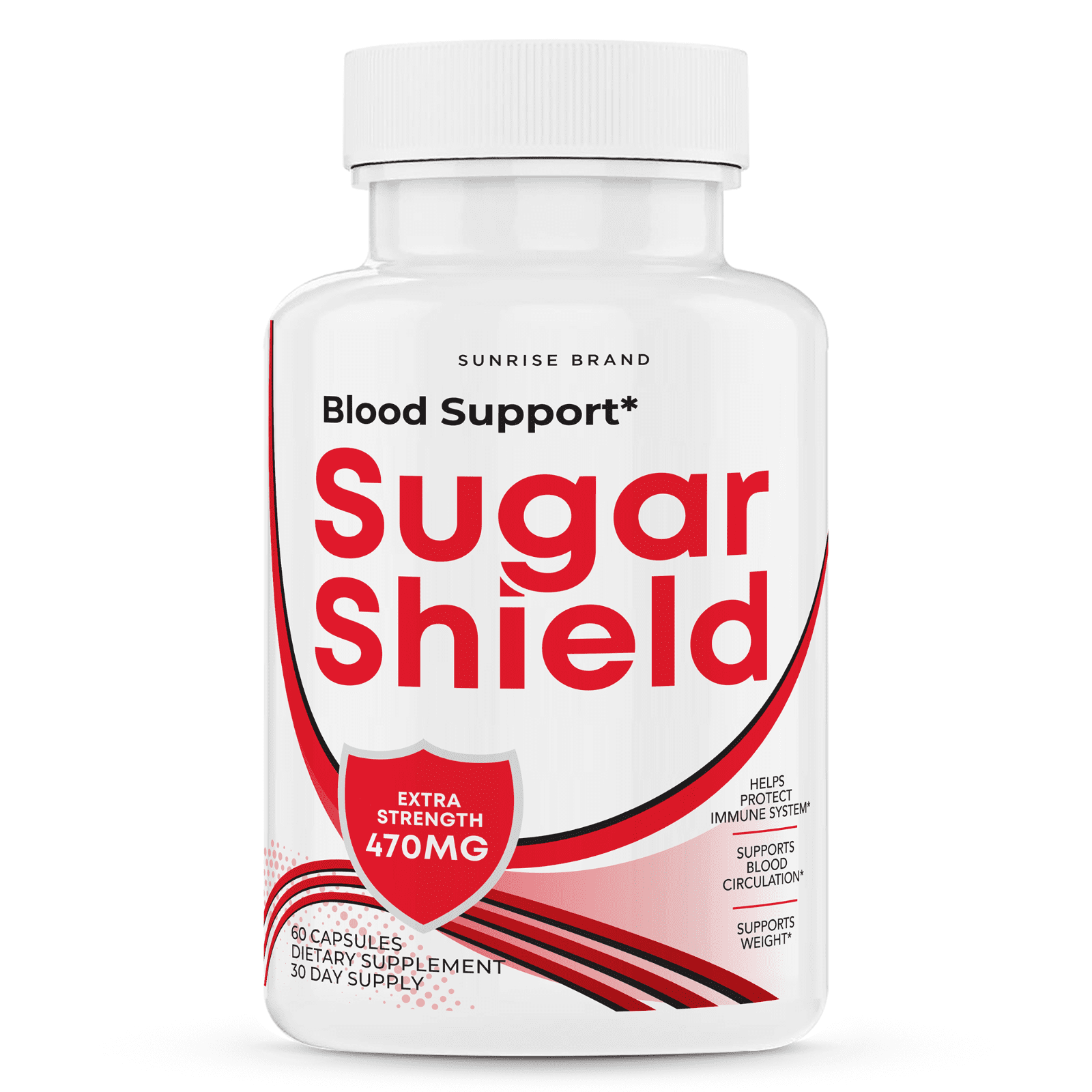 Sugar Shield Blood Support Capsules, Sugar Shield Blood Flow Pills (60 ...