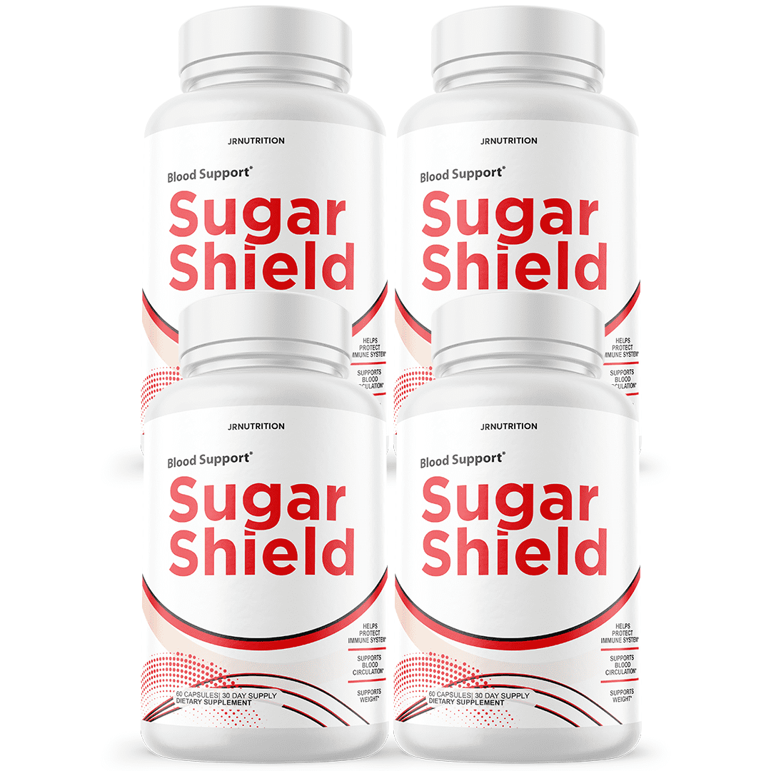 Sugar Shield - Sugar Support Dietary Supplement 60 Capsules (4 Pack ...