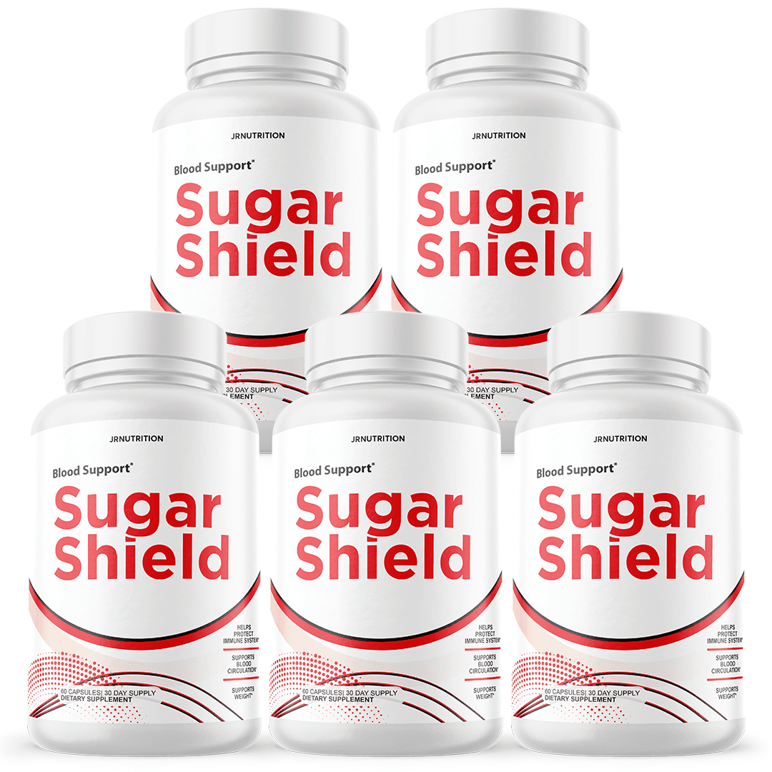 Sugar Shield - Sugar Support Dietary Supplement 60 Capsules (5 Pack ...