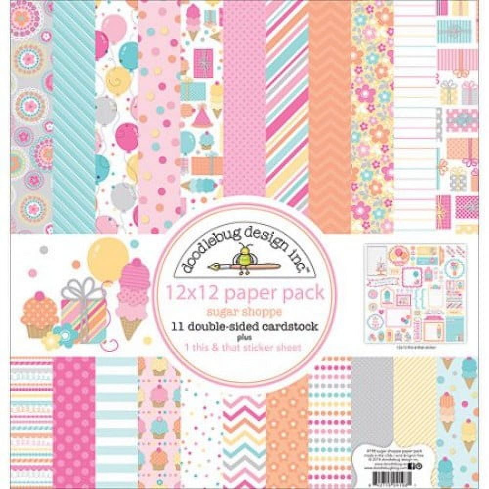 Sugar Shoppe Paper Pack, 12" x 12" - Walmart.com