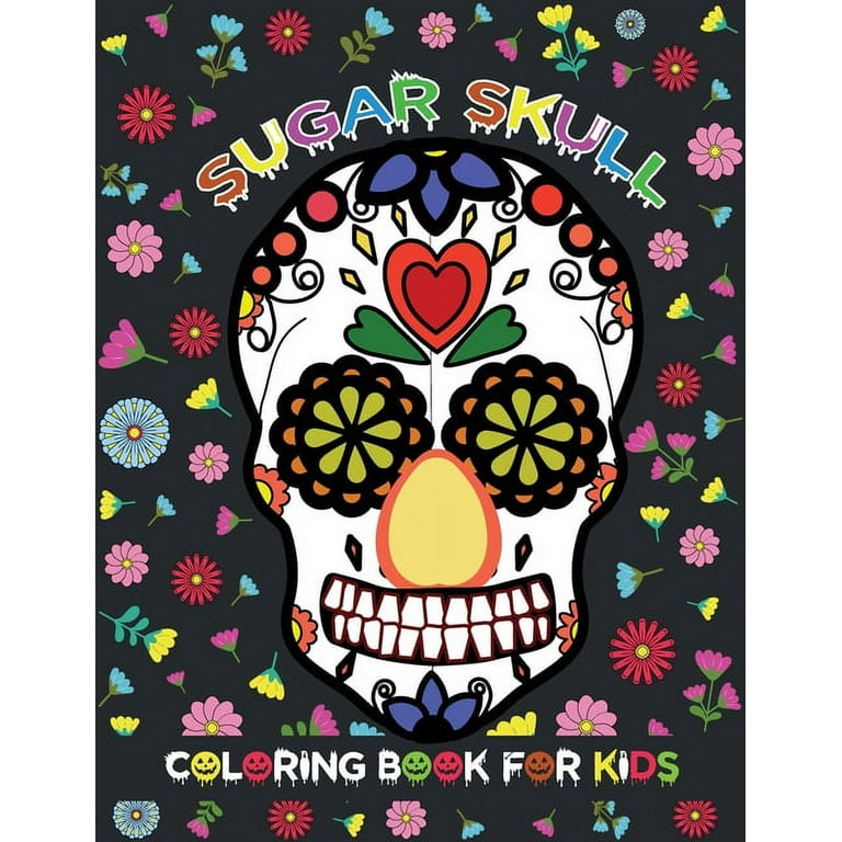 coloring book pages for adults skull kid