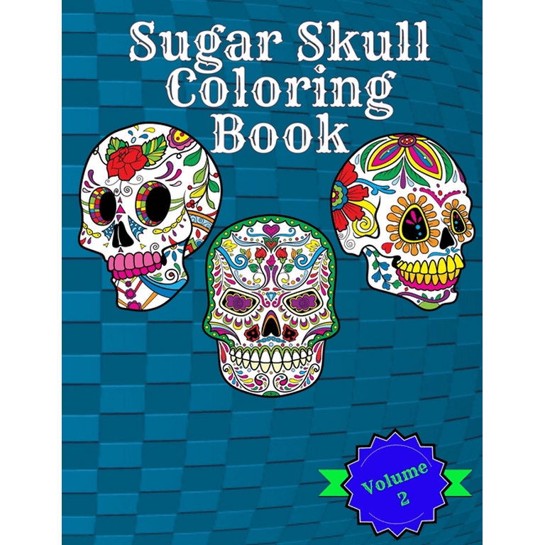 sugar candy skulls coloring pages