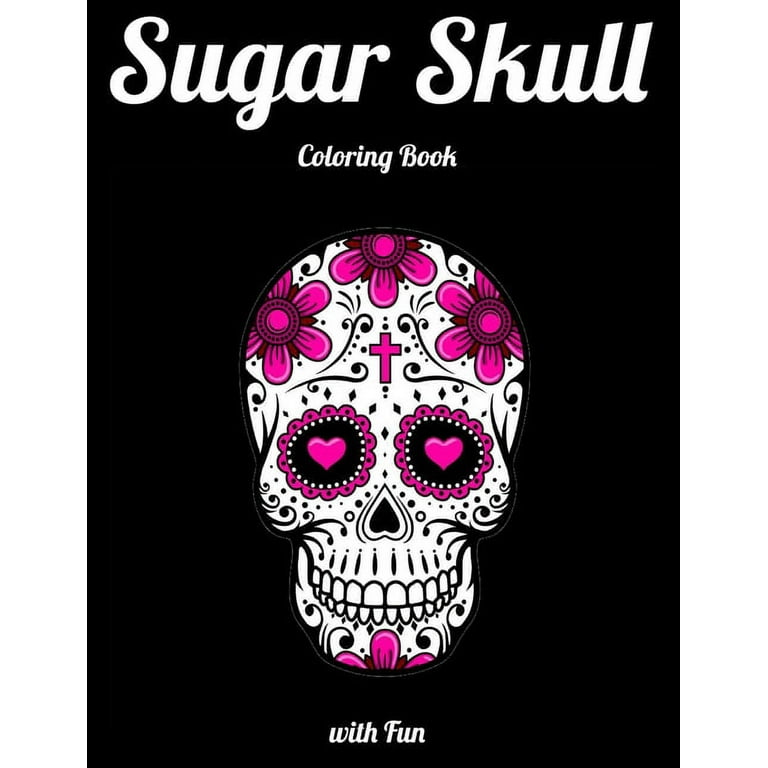 cute girl sugar skulls coloring pages