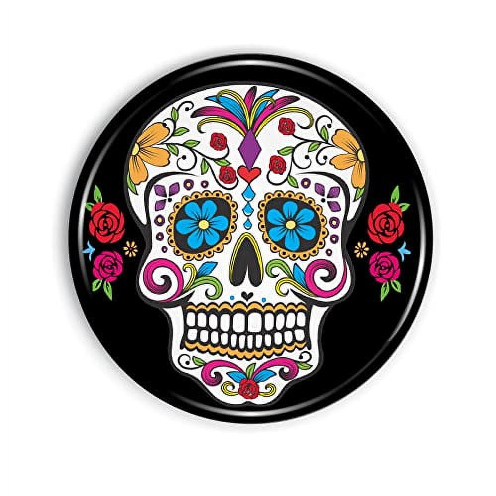 Sugar Skull Magnet Strong and Flexible Sugar Skull Refrigerator Magnet ...