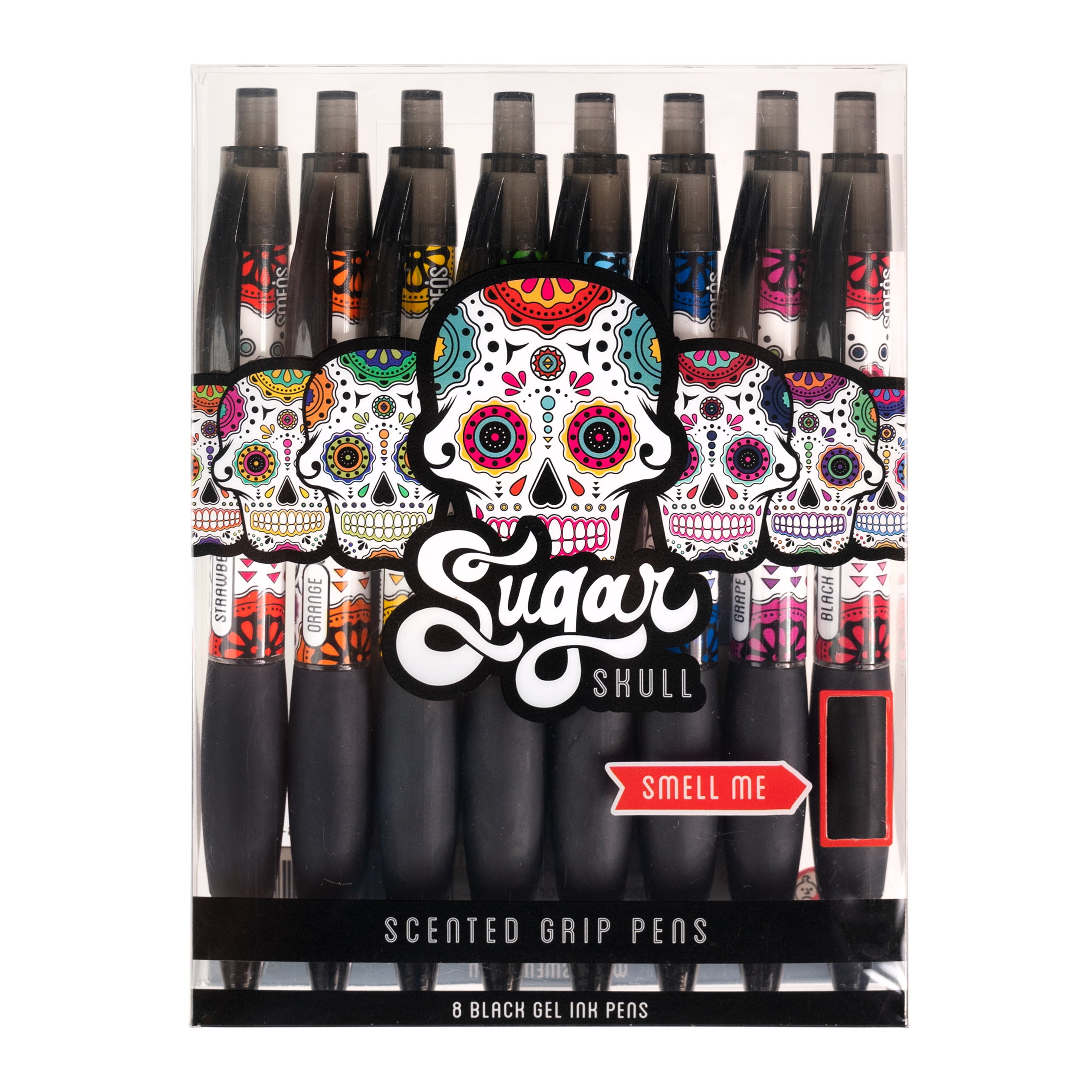 Scentco Sugar Skull Smens - Gourmet Scented Pens, Black Ink, Medium ...
