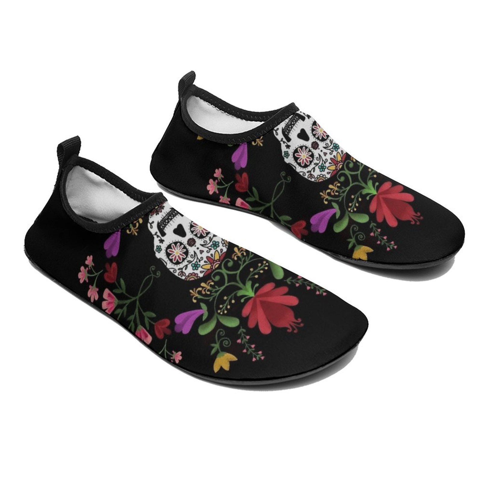 Sugar Skull Water Shoes Beach Slip-on Shoes for Men Women Swim Pool ...