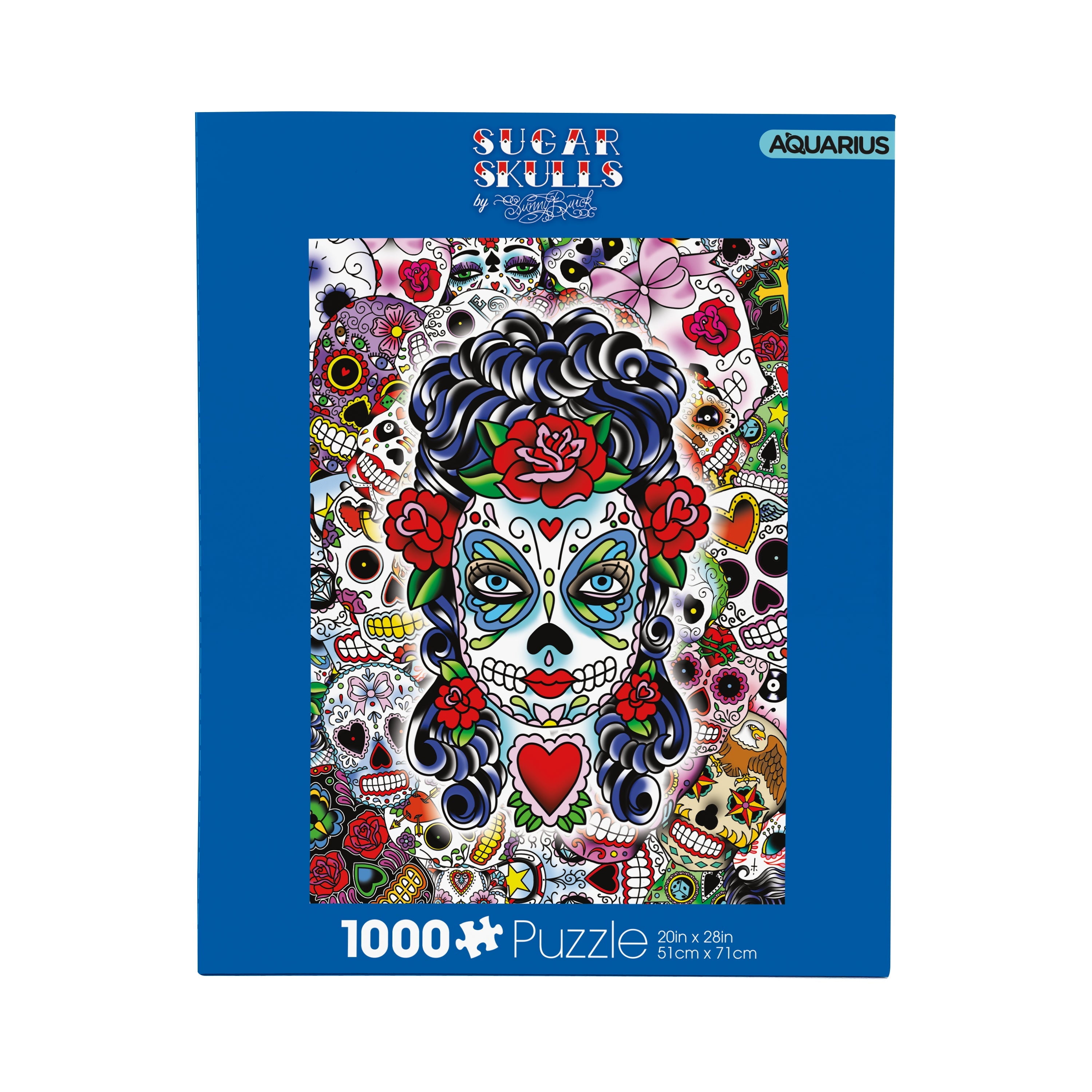 Sugar Skulls 1000 Piece Jigsaw Puzzle - Walmart.com