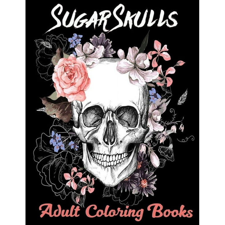 candy skull coloring pages