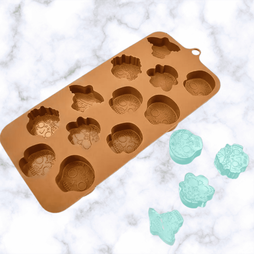 Sugar Skulls Silicone Mold - Walmart.com