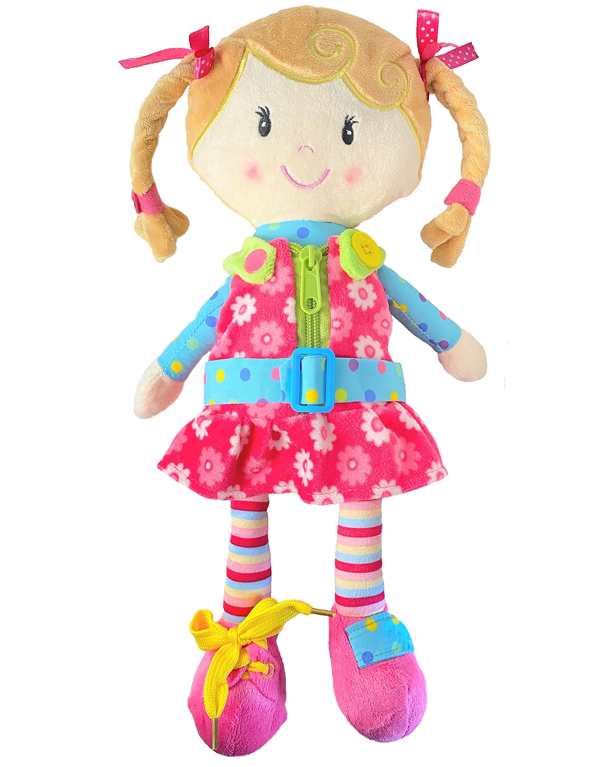 Sugar Snap Plush Doll for Toddlers Learn to Montessori Toy - Me Doll ...