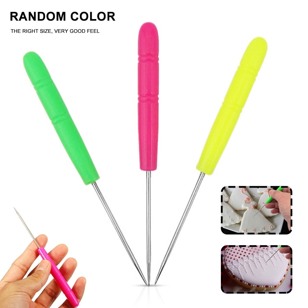 GMMGLT Scriber Needle, Portable Stainless Steel Icing Tool, 12.5cm Cake ...