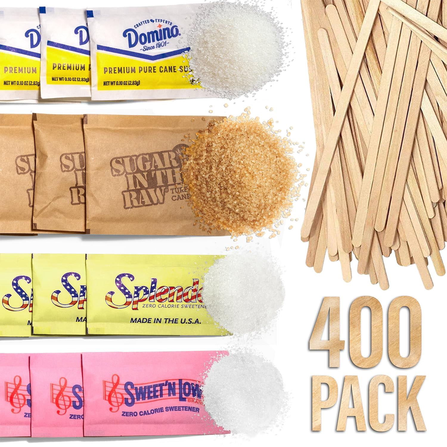 Sugar and Sweetener Assortment Packets, Sugar Packets, Sweet 'N Low ...