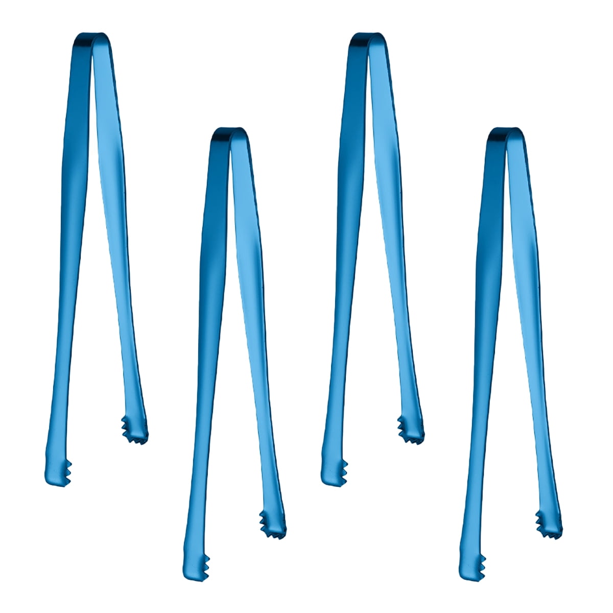 Gealach 4PCS Kitchen Tongs, Steel, Teeth, Blue - Walmart.com