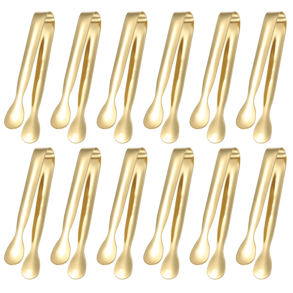 Sugar Tongs Ice Tongs Stainless Steel Mini Serving Tongs Appetizers ...