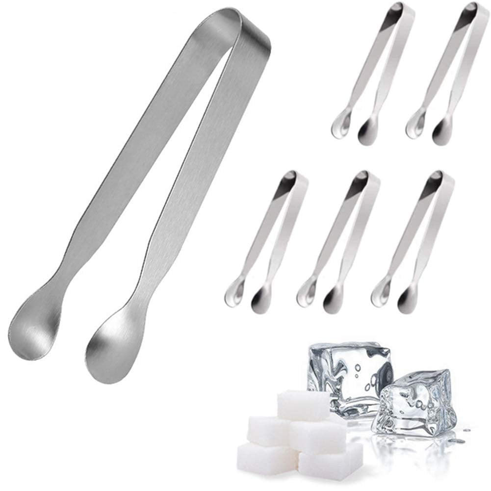 Sugar Tongs Set Of 6 Tongs For Cooking Stainless Steel Kids Tongs Food ...