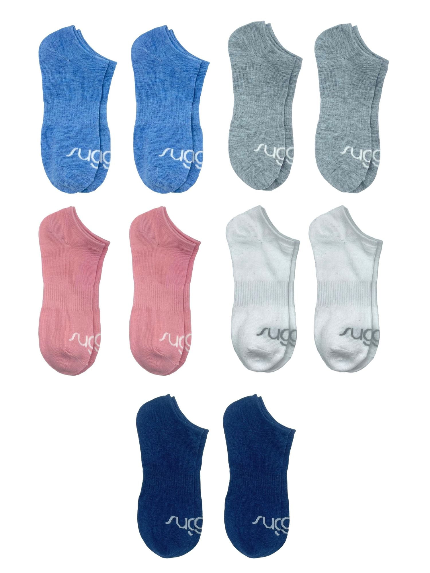 Sugar, Women's No-Show Socks, 10-Pack, Size 4-10 - Walmart.com