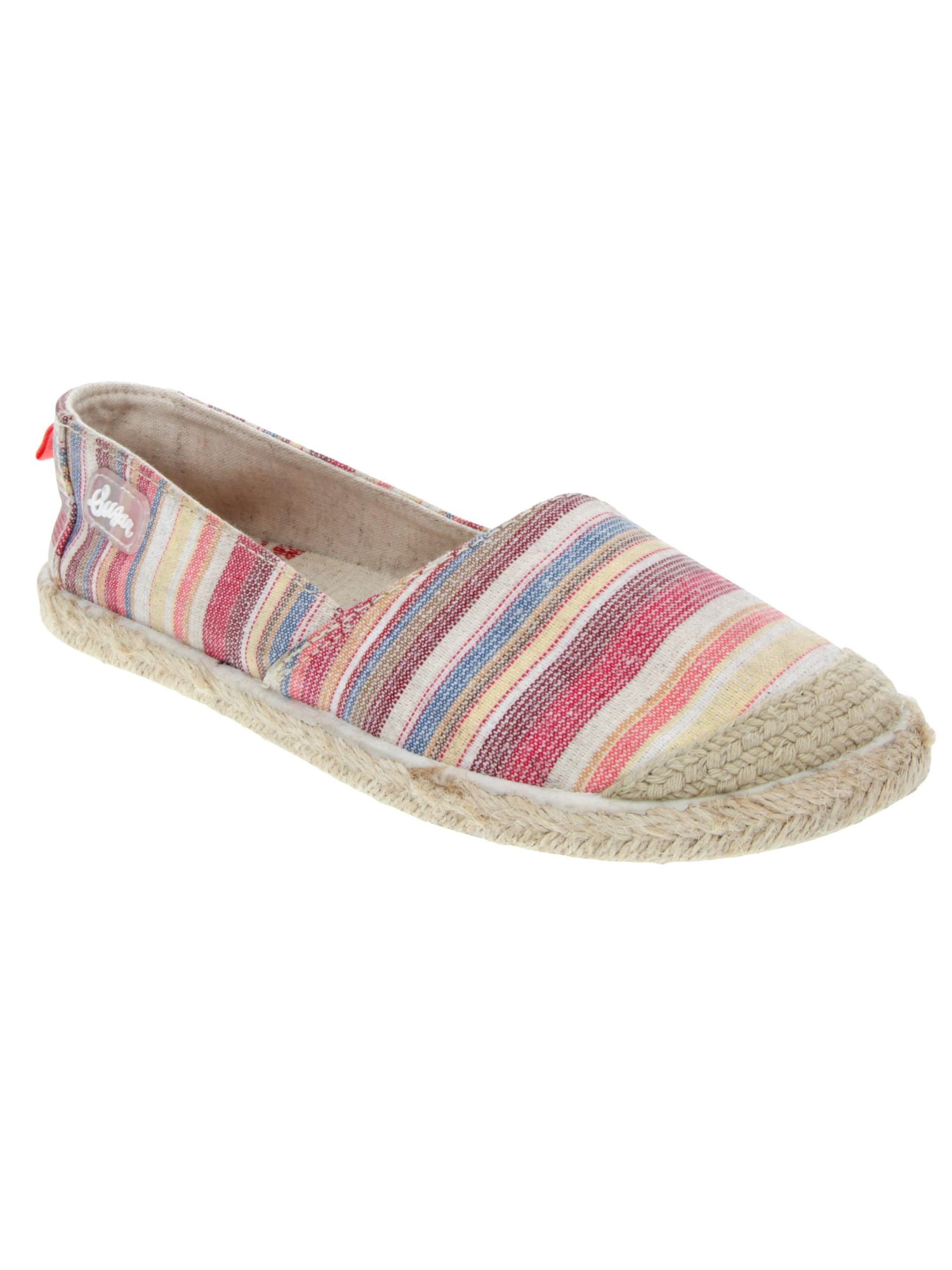 Sugar Womens Evermore Denim Flats Espadrilles - Walmart.com