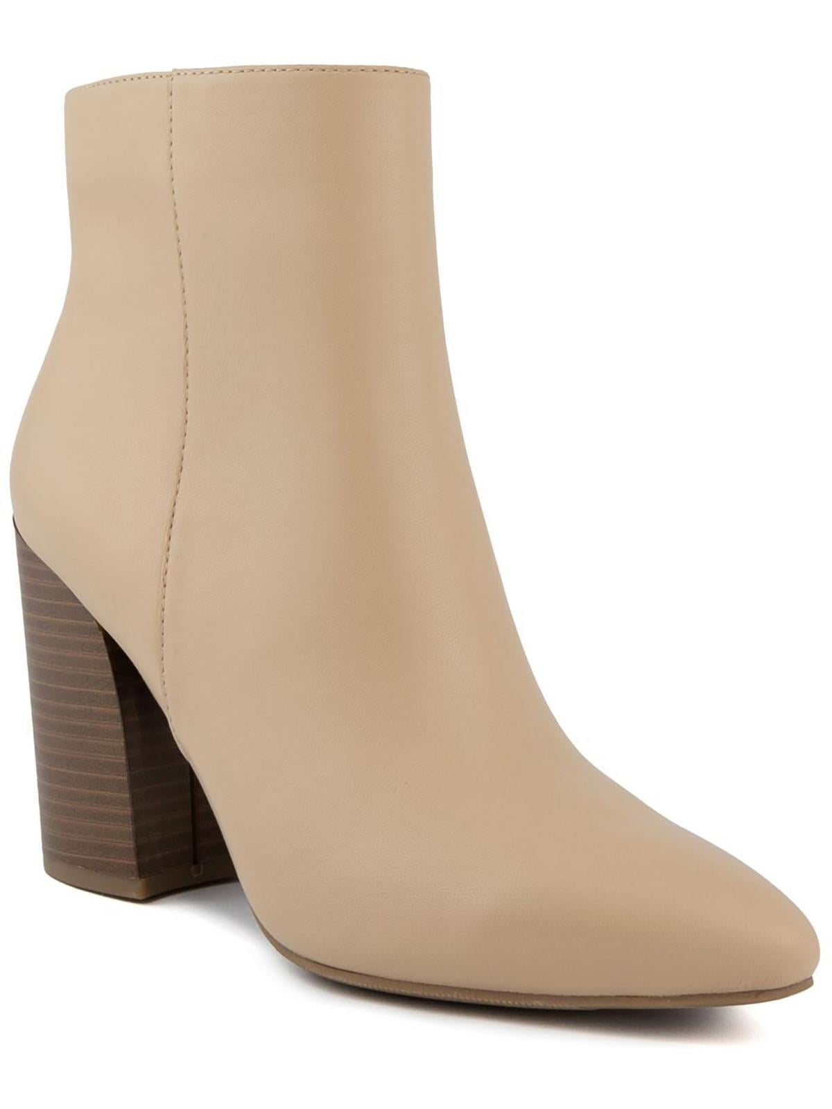 Sugar Womens Evvie Faux Leather Zipper Ankle Boots - Walmart.com