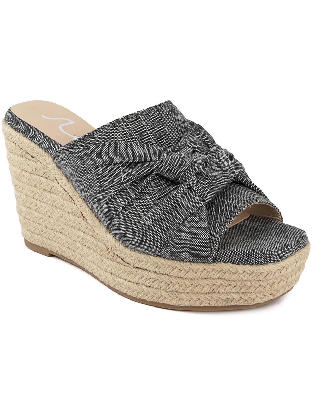 Sugar Womens Harlem Espadrille Slip On Wedge Sandals - Walmart.com