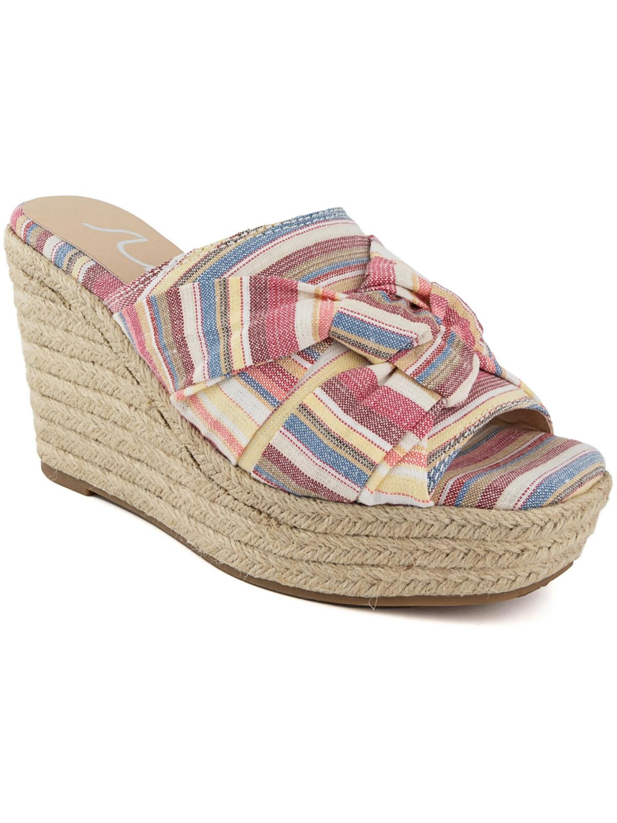 Sugar Womens Harlem Espadrille Slip On Wedge Sandals - Walmart.com